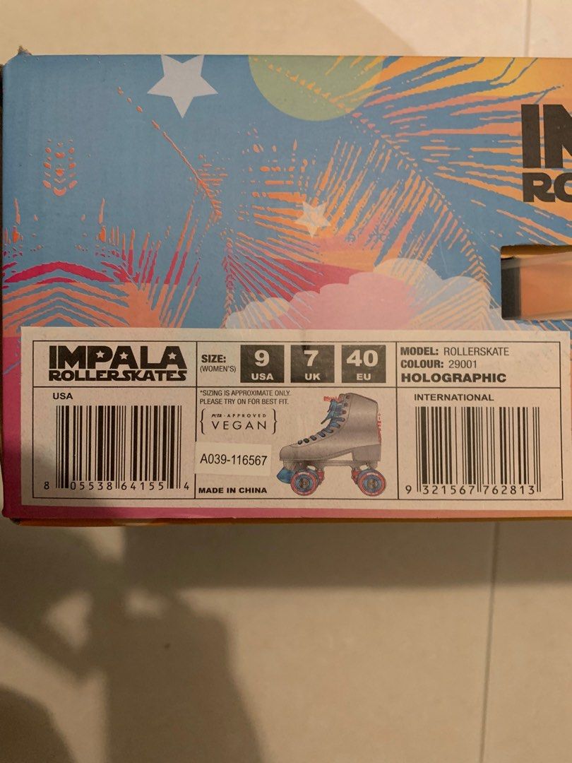 Impala Holographic Roller Skates, Sports Equipment, Sports & Games ...