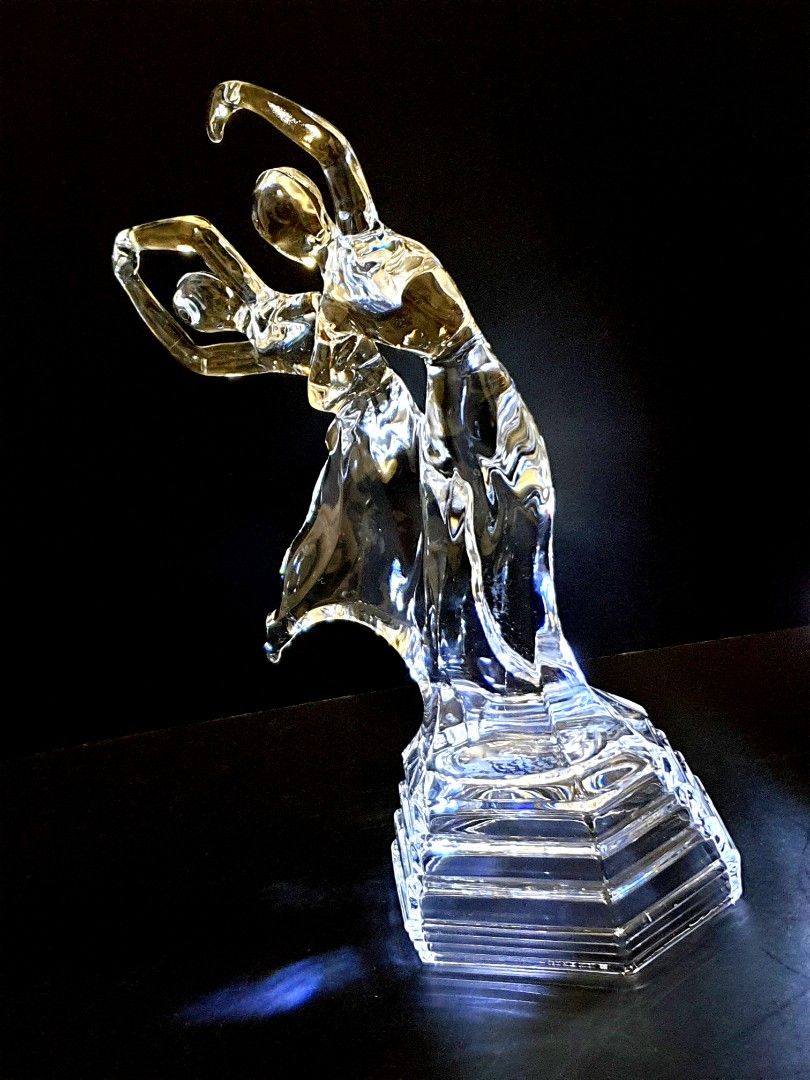 Itally RCR Royal Crystal Rock ice-skating dancers statue sculpture ...