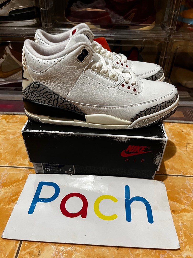 J3 white cement 2023, Men's Fashion, Footwear, Sneakers on Carousell