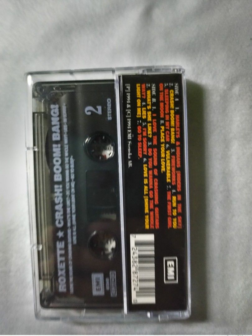 Kaset ROXETTE "Crash! Boom! Bang!" Cassette Tape, Hobbies & Toys, Music ...