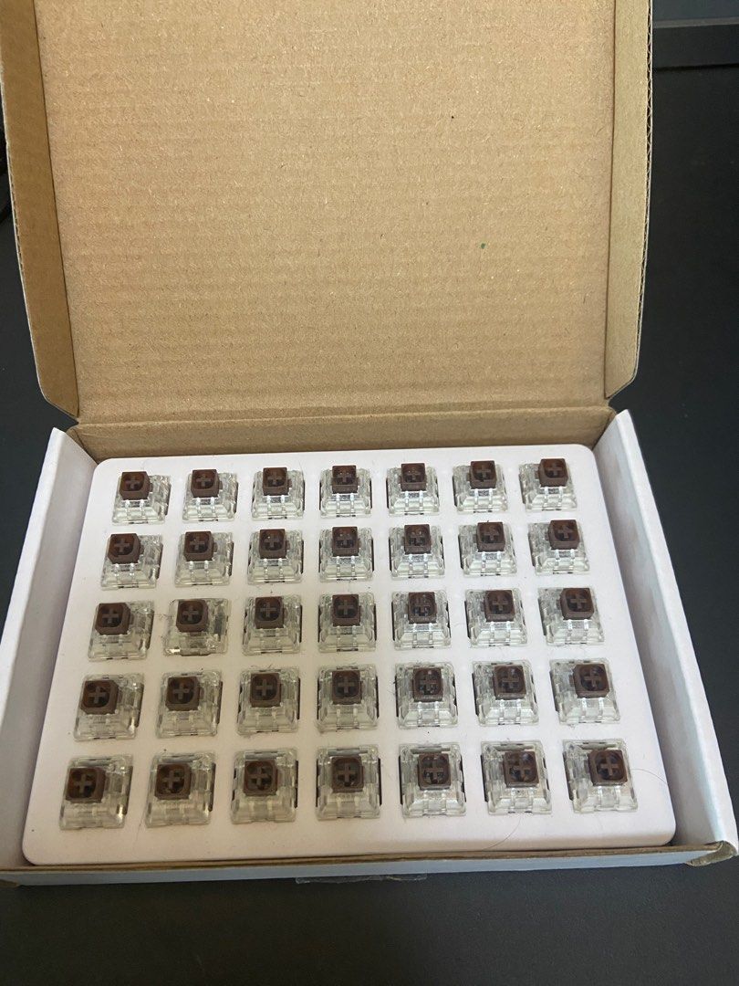 KEYCHRON KAILH BROWN SWITCHES (35), Computers & Tech, Parts ...