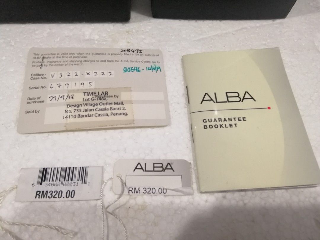 Kotak jam ALBA, Men's Fashion, Watches & Accessories, Watches on Carousell
