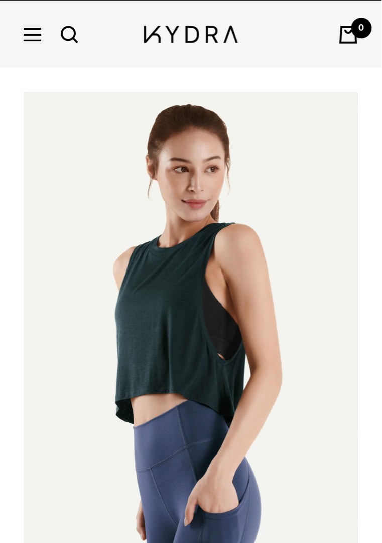 Kydra Swift Crop Top, Women's Fashion, Activewear on Carousell