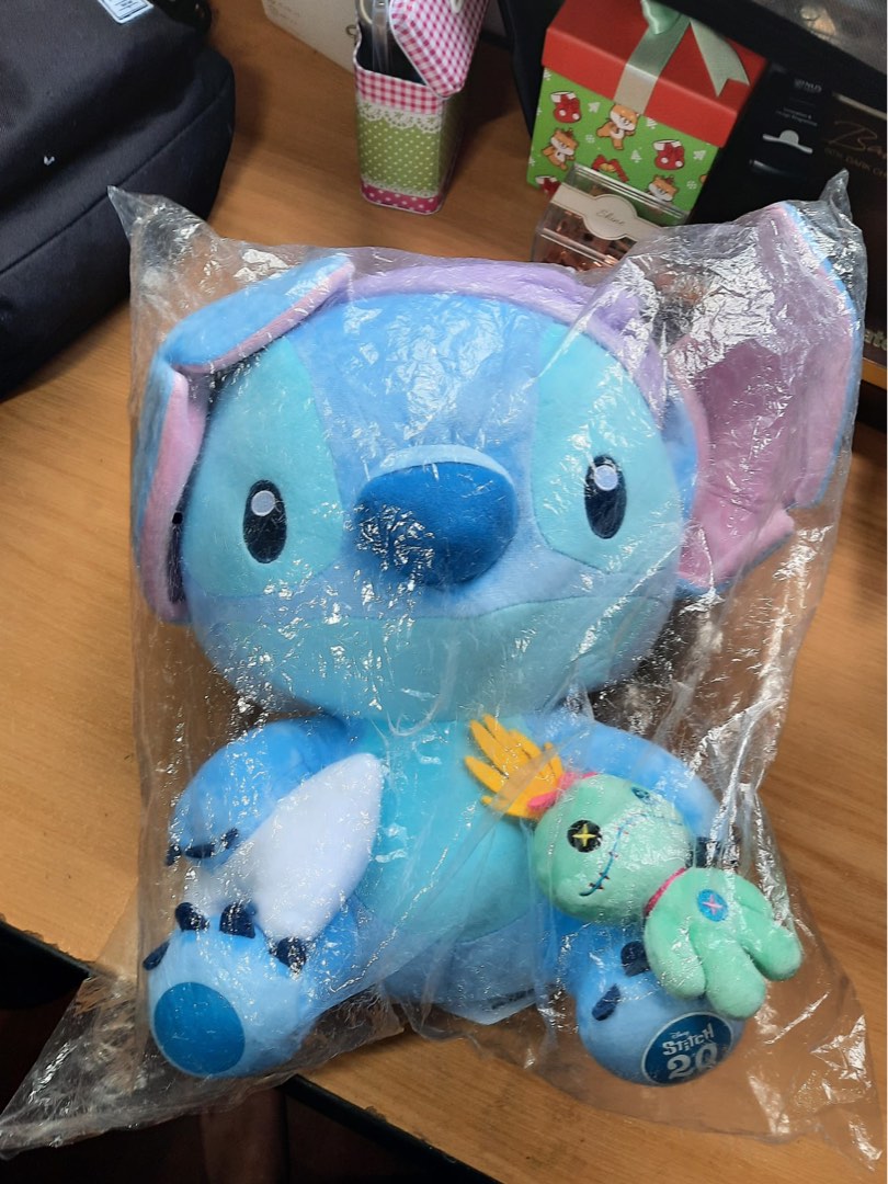 Large Stitch plush toy, Hobbies & Toys, Toys & Games on Carousell