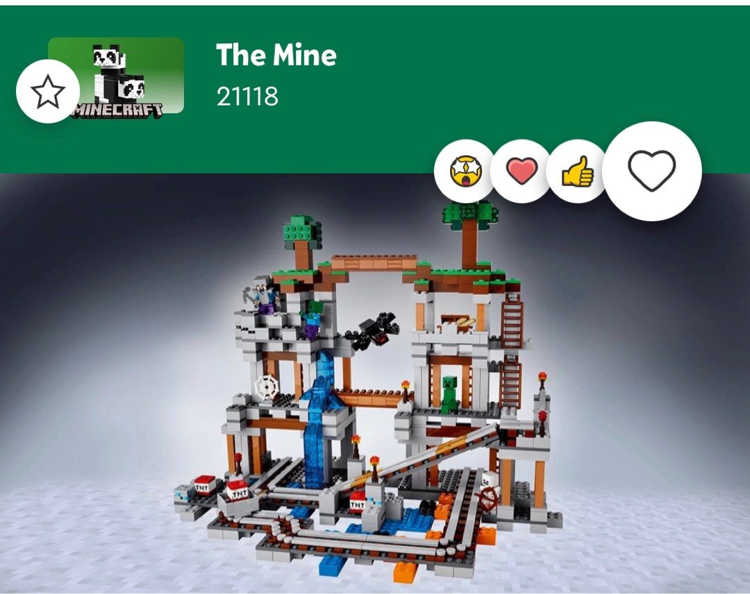 LEGO 21118 Minecraft - The Mine, Hobbies & Toys, Toys & Games on Carousell