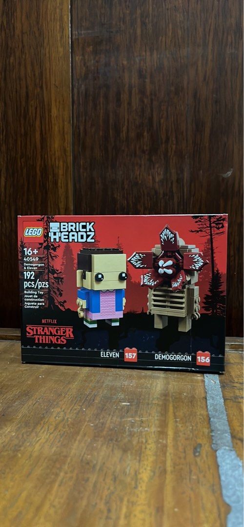 Lego Brickheadz Stranger Things Eleven and Demogorgon (Box slightly ...