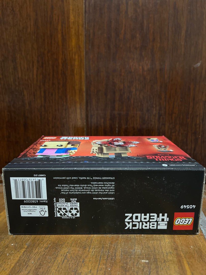 Lego Brickheadz Stranger Things Eleven and Demogorgon (Box slightly ...