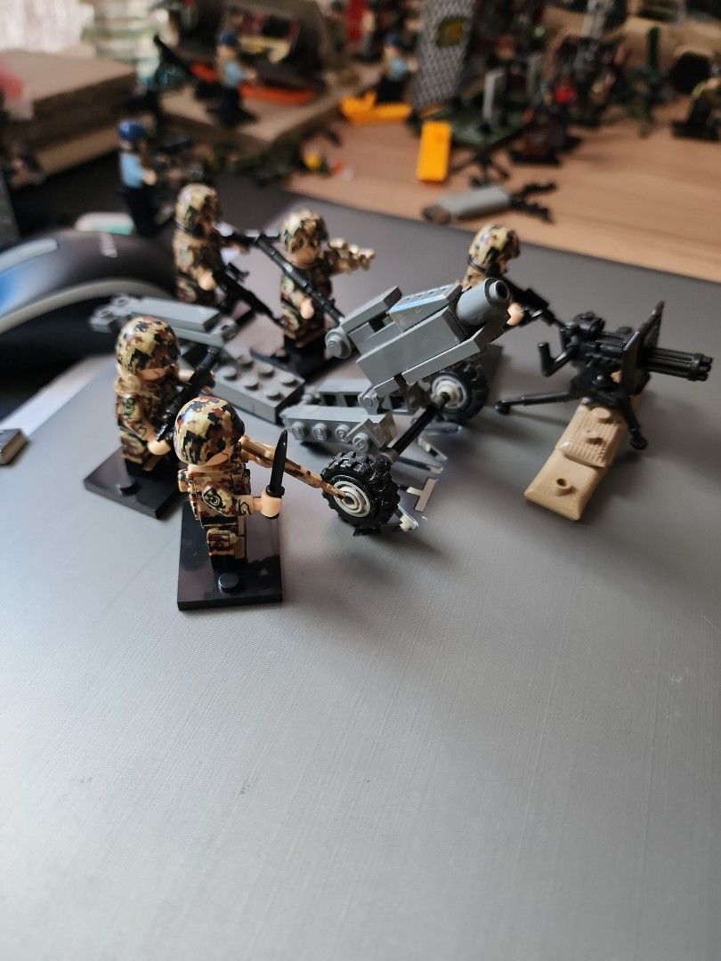 Lego compatible desert marines light artillery, Hobbies & Toys, Toys ...