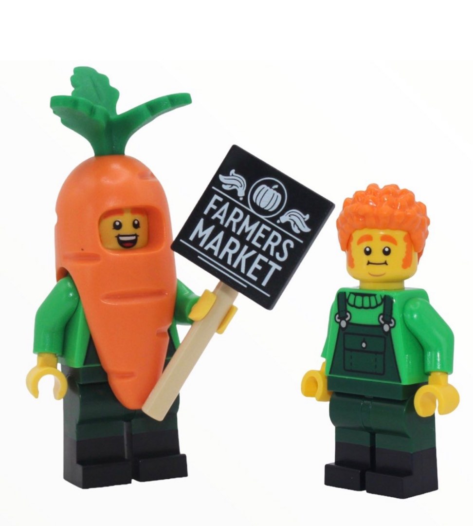 Lego series 24 carrot guy, Hobbies & Toys, Toys & Games on Carousell
