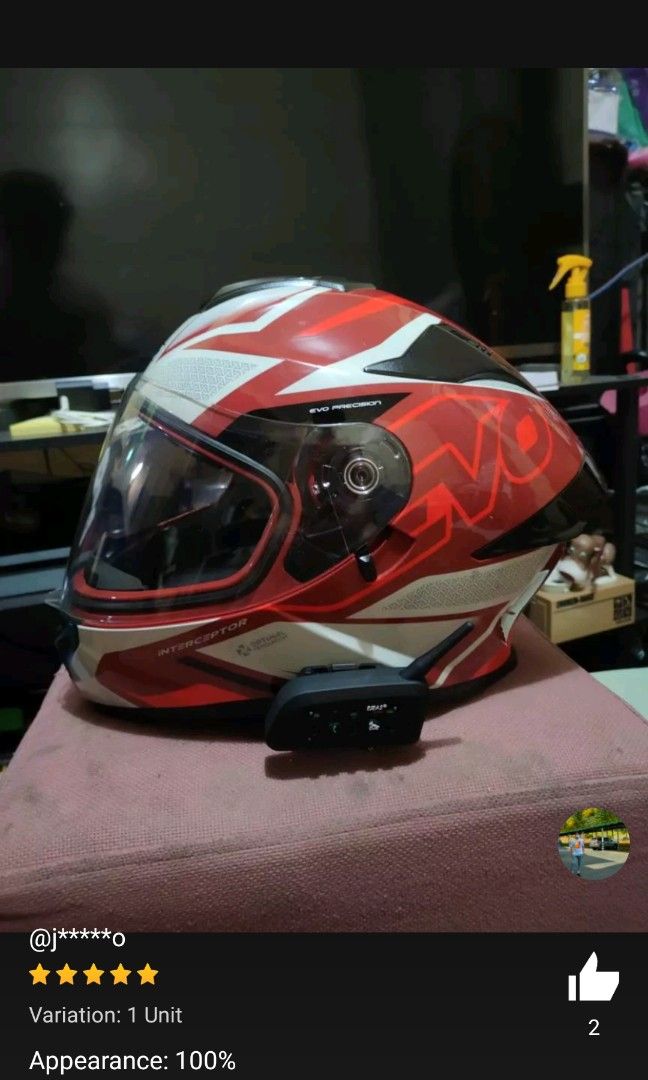 V6 PRO Motorcycle Helmet Intercom Headset, Wireless Interphone System ...