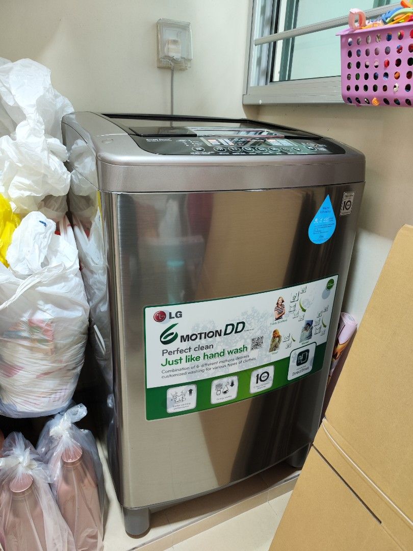 LG 6 Motion Direct Drive Top Loader, TV & Home Appliances, Washing ...