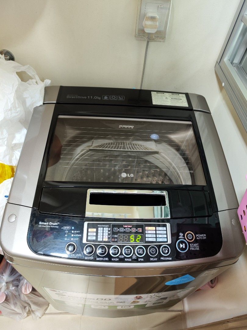 LG 6 Motion Direct Drive Top Loader, TV & Home Appliances, Washing ...