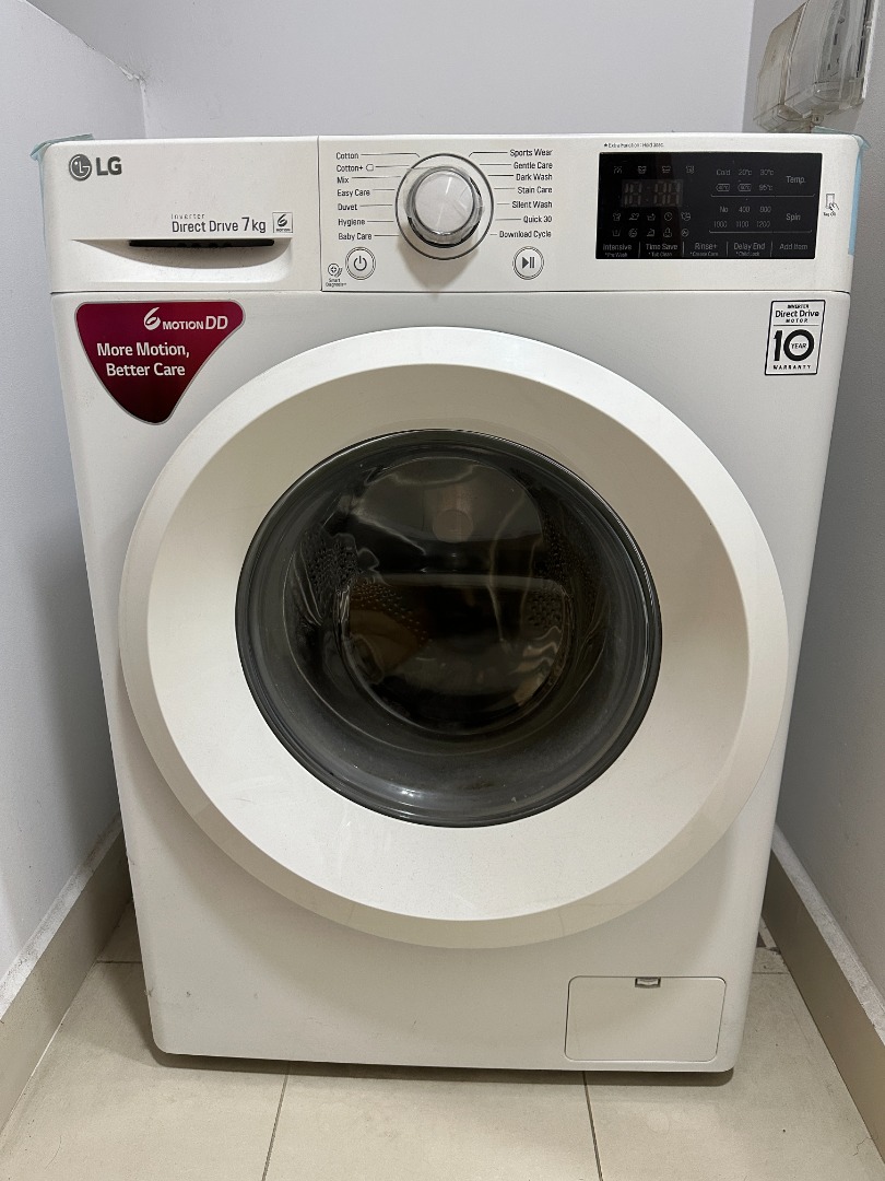 LG Front-Load 7kg Washing Machine for Sale, TV & Home Appliances ...