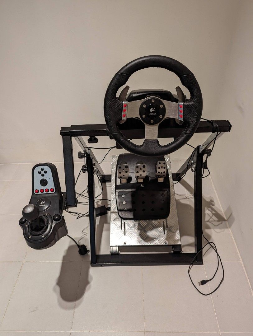 Logitech G27 Racing Wheel, Video Gaming, Gaming Accessories ...