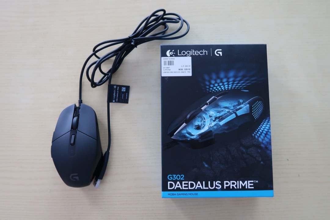 Logitech G302 Daedalus Prime Moba Gaming Mouse Optical Wired, Computers ...