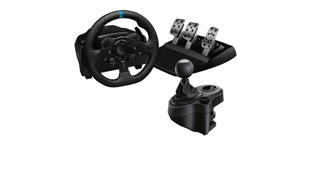 Logitech gaming wheel G923 + Pedal + Shifter (No Box) , Video Gaming ...