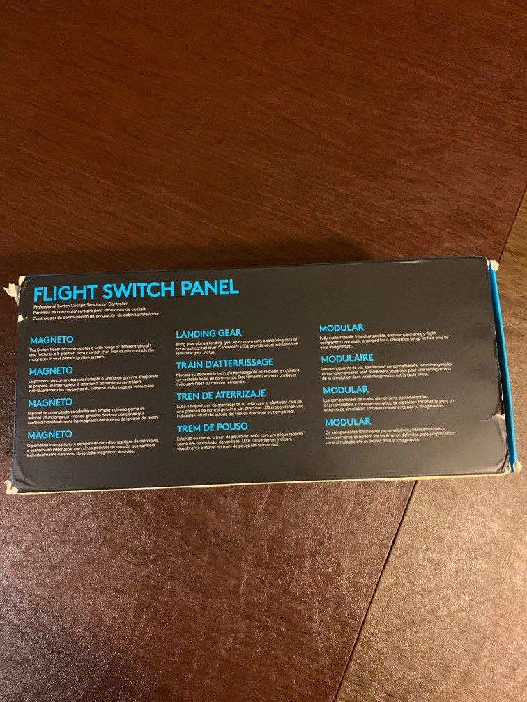 Logitech G Pro Flight Switch Panel, TV & Home Appliances, Electrical ...