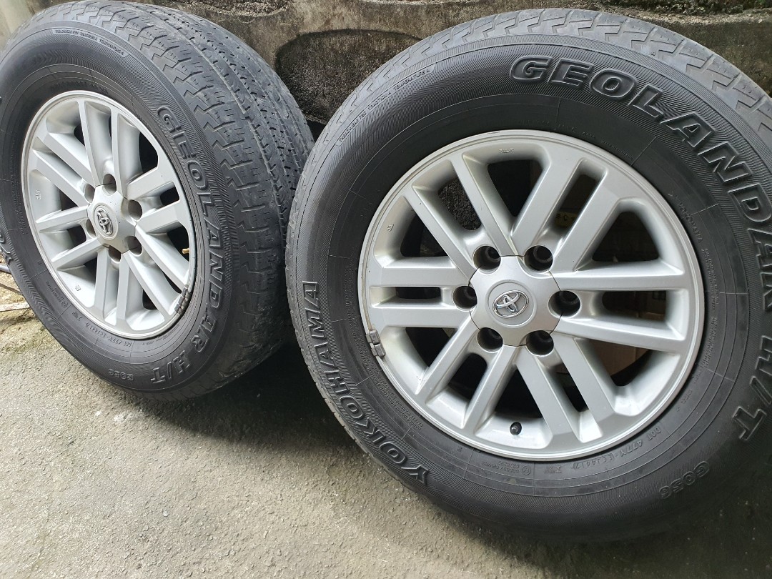 Mags and tires size 17's toyota on Carousell