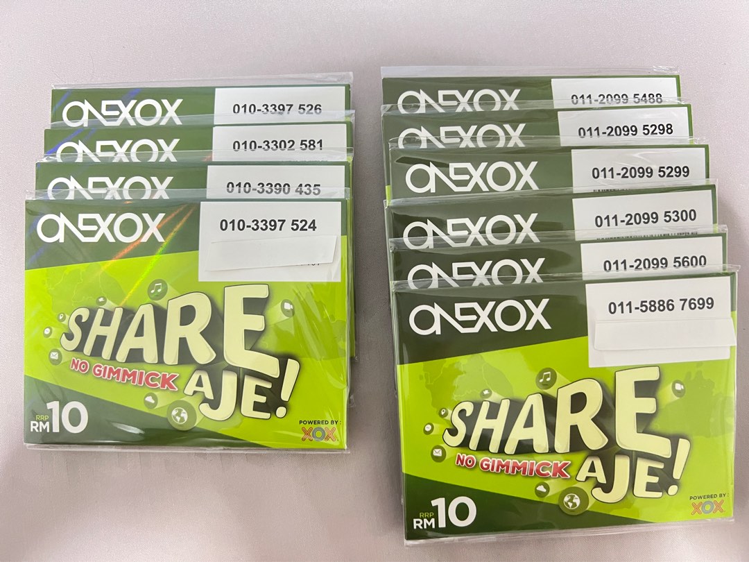 XOX Malaysia Simcard E-SIM, Mobile Phones & Gadgets, Mobile & Gadget ...