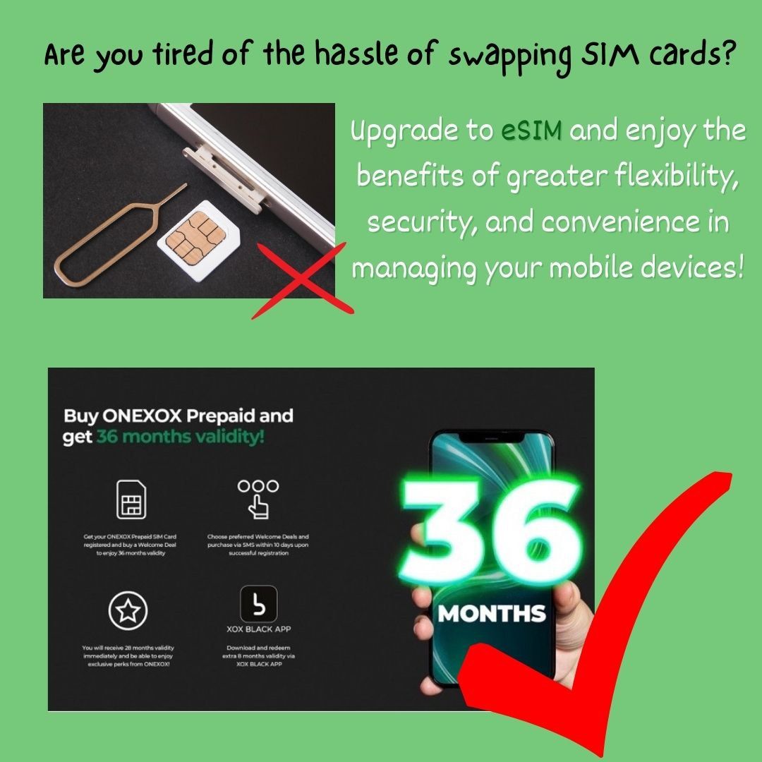XOX Malaysia Simcard E-SIM, Mobile Phones & Gadgets, Mobile & Gadget ...