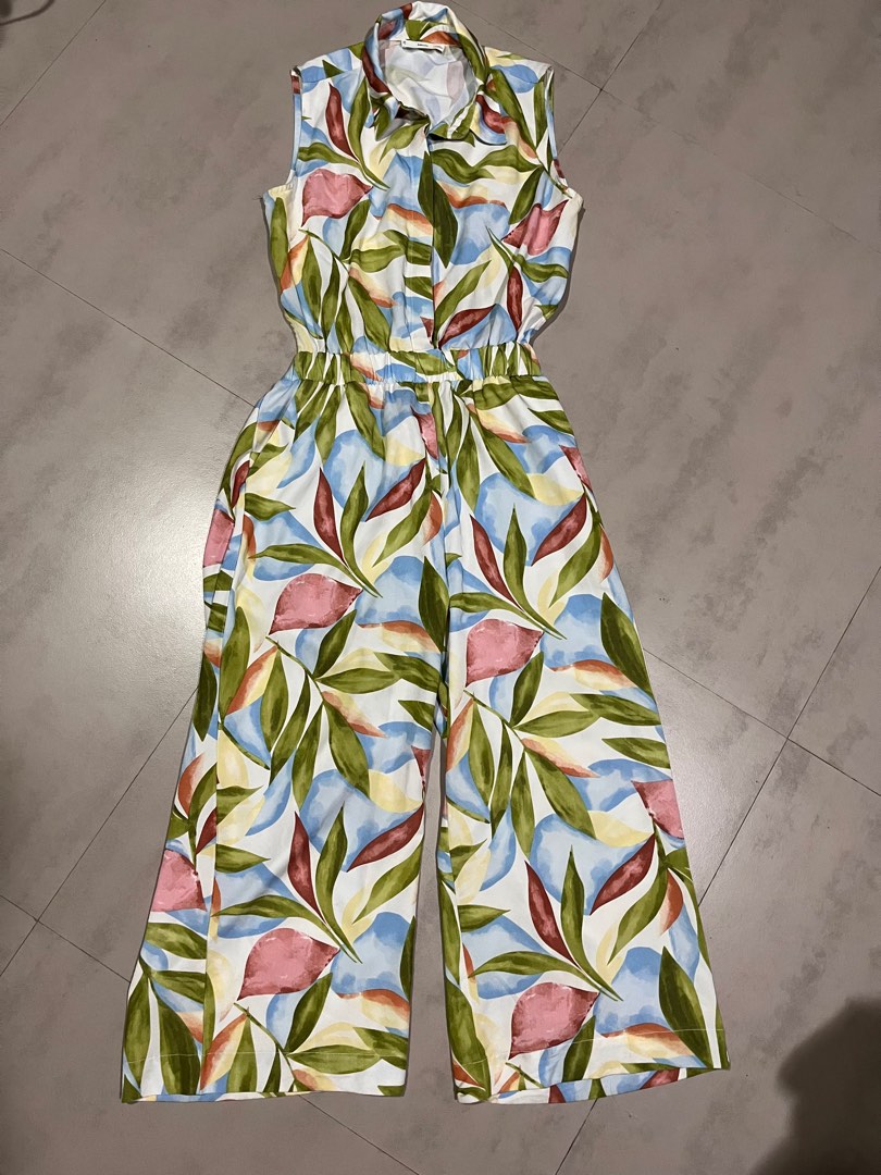 mango leaf jumpsuit