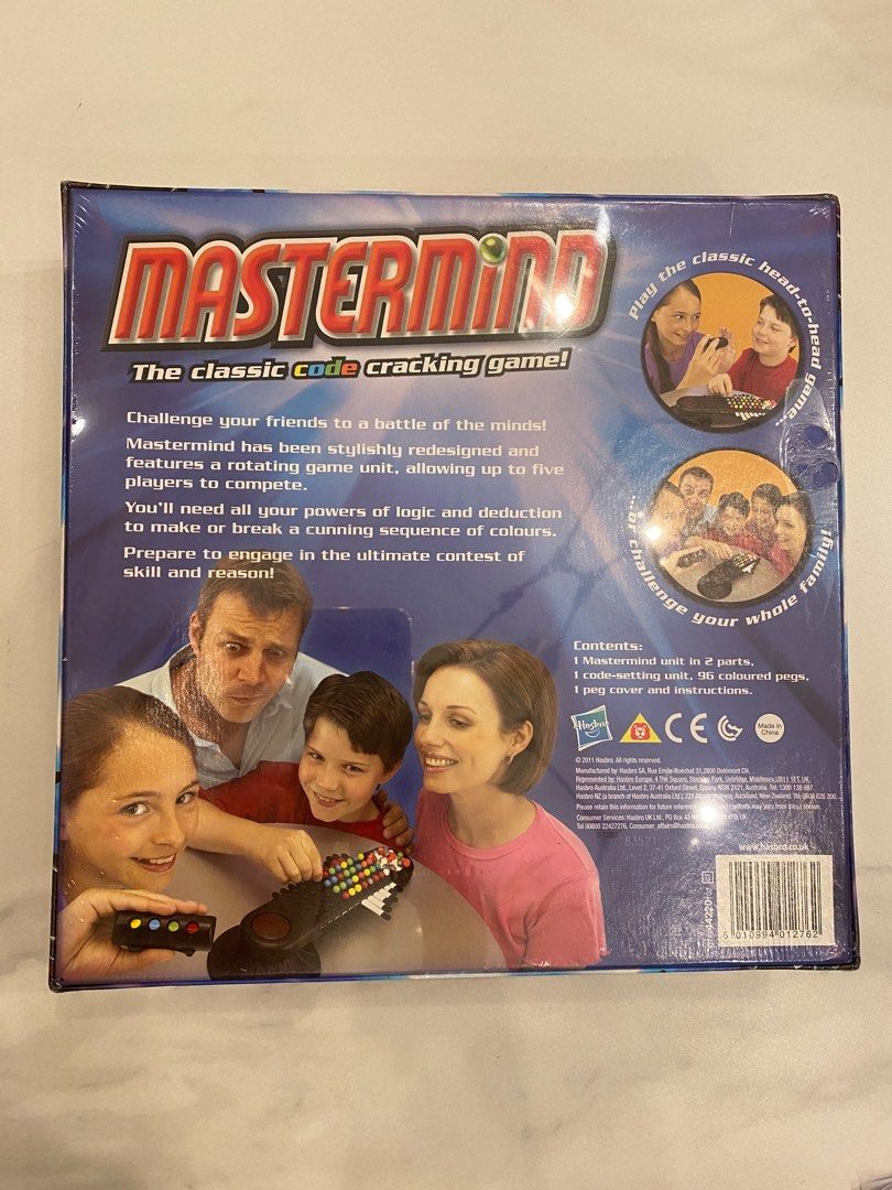Mastermind The Classic Code Cracking Game, Hobbies & Toys, Toys & Games ...