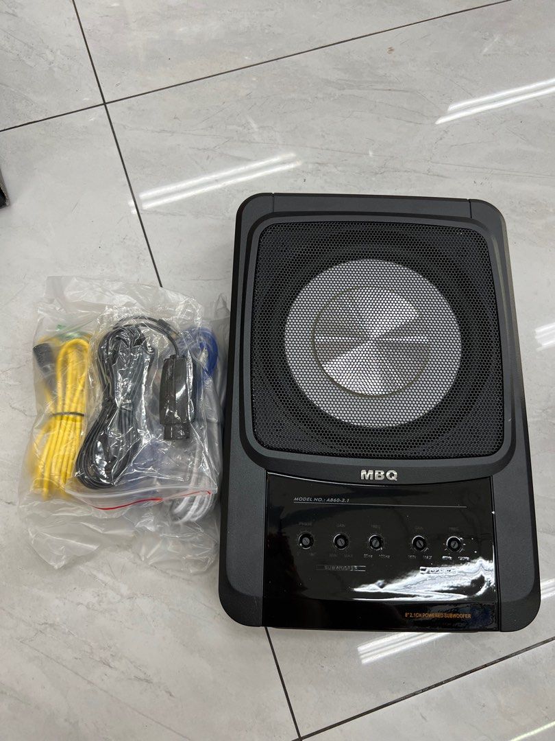 MBQ AB60-2.1 ACTIVE SUBWOOFER, Car Accessories, Accessories on Carousell