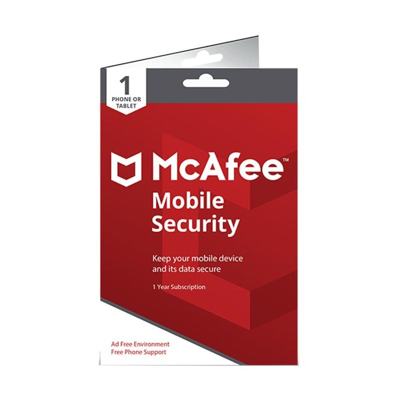 McAfee Mobile Security 1 Device | 1 Year ( Online Delivery - No CD ...