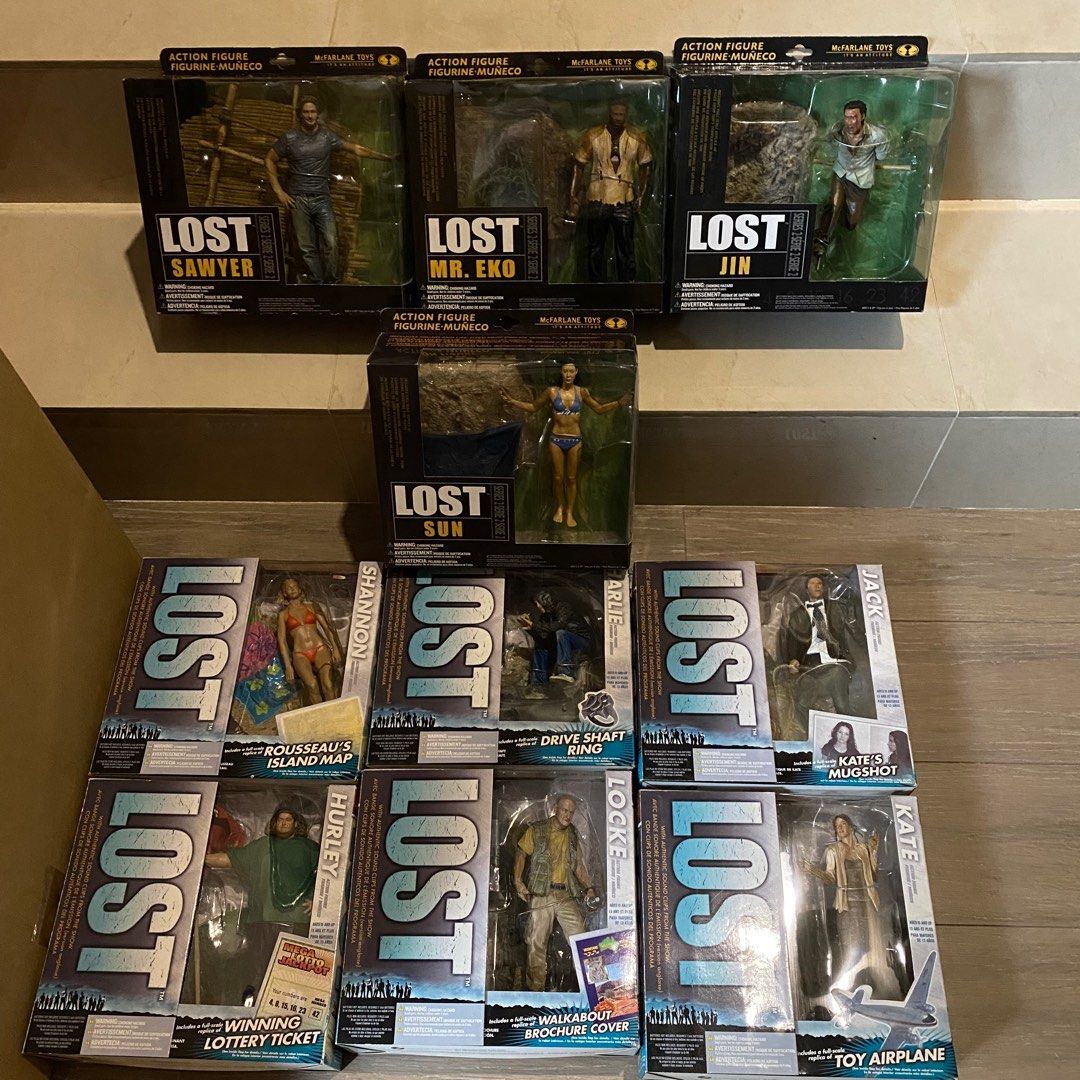 McFarlane LOST figures series 1 and 2 complete, Hobbies & Toys, Toys ...