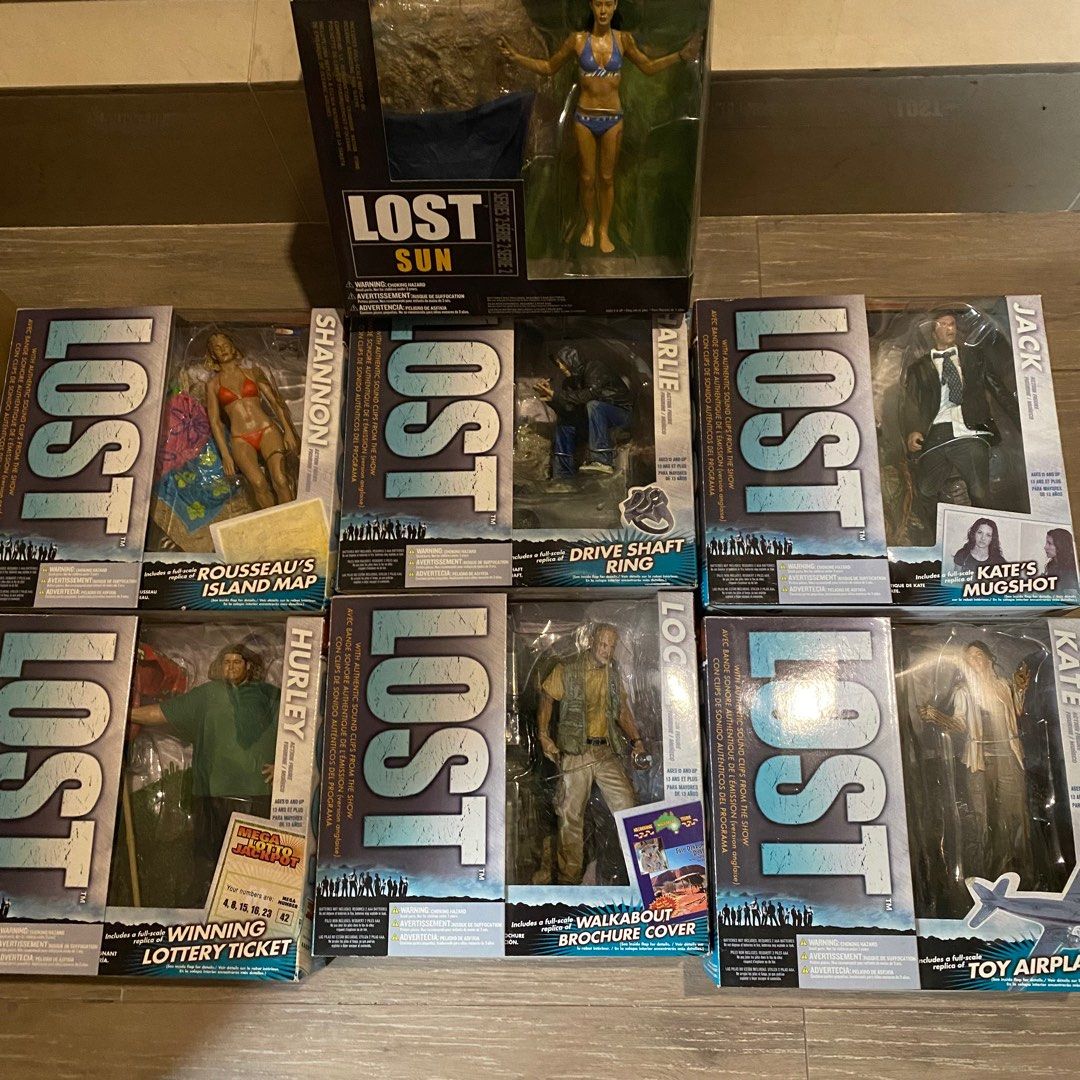 McFarlane LOST figures series 1 and 2 complete, Hobbies & Toys, Toys ...