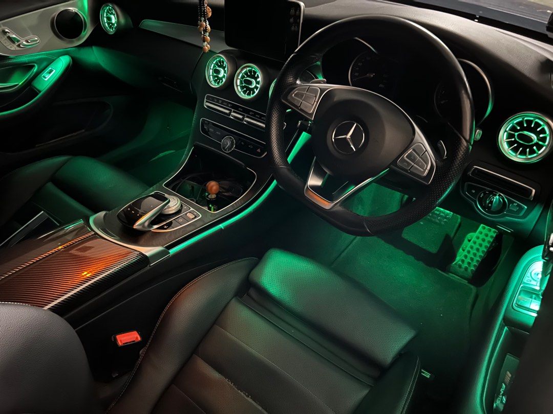 Mercedes LED Ambient Light Air Con Vent Dashboard Tweeter W117 C177 ...