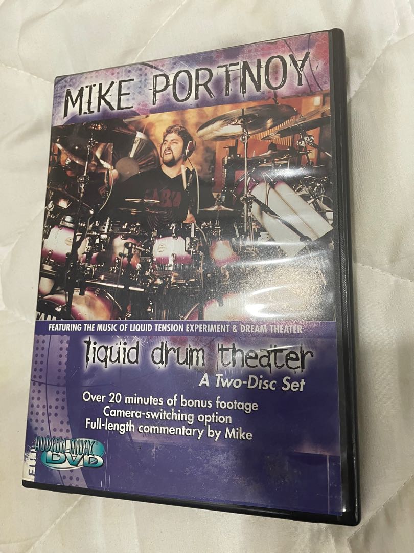 Mike Portnoy Liquid Drum Theater 2 instructional DVD Dream LTE drummer ...