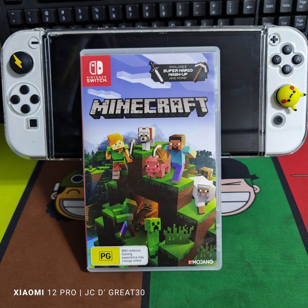 Minecraft switch game, Video Gaming, Video Games, Nintendo on Carousell