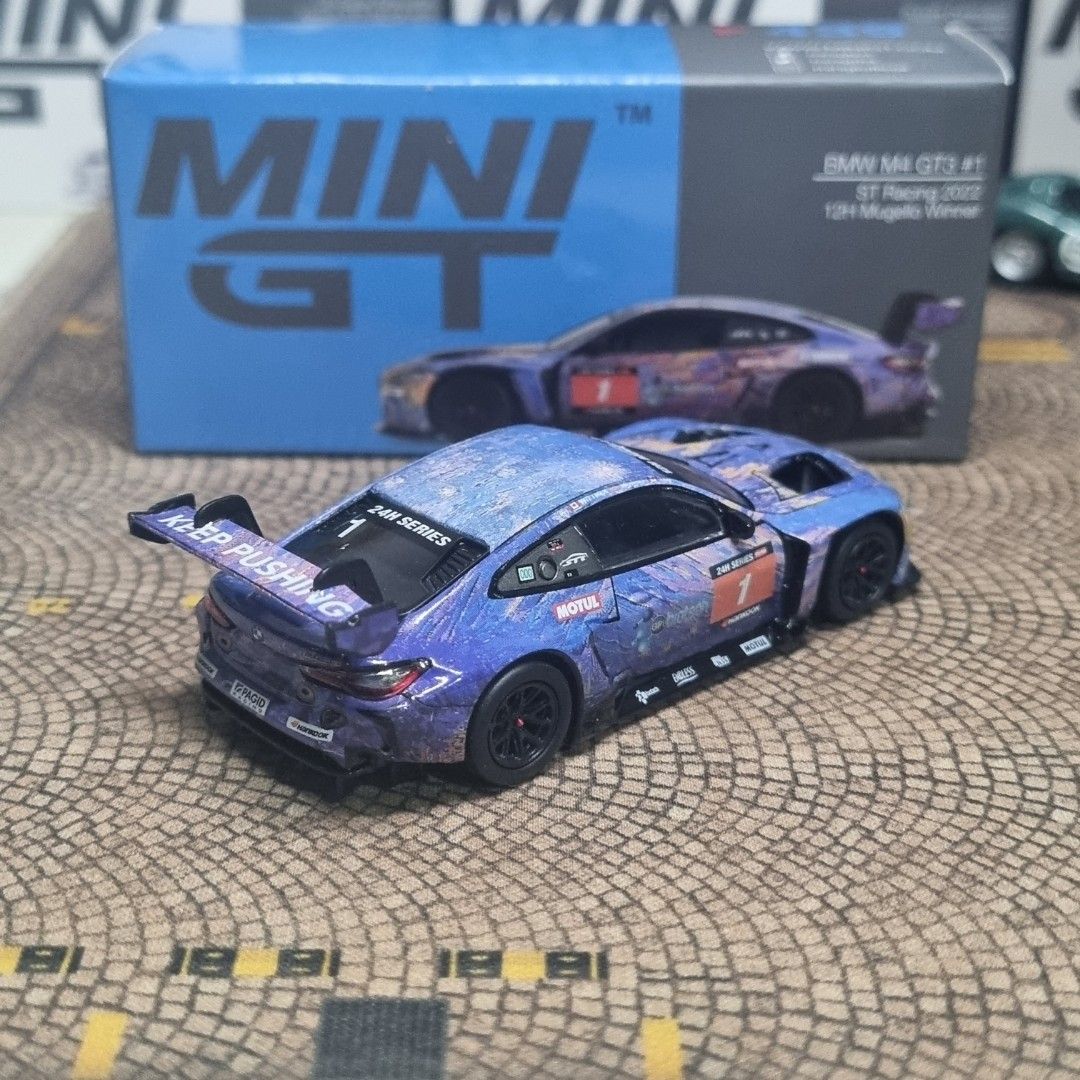 Mini GT BMW M4 GT3 ST Racing 12hr Mugello Winner Diecast 1/64, Hobbies ...