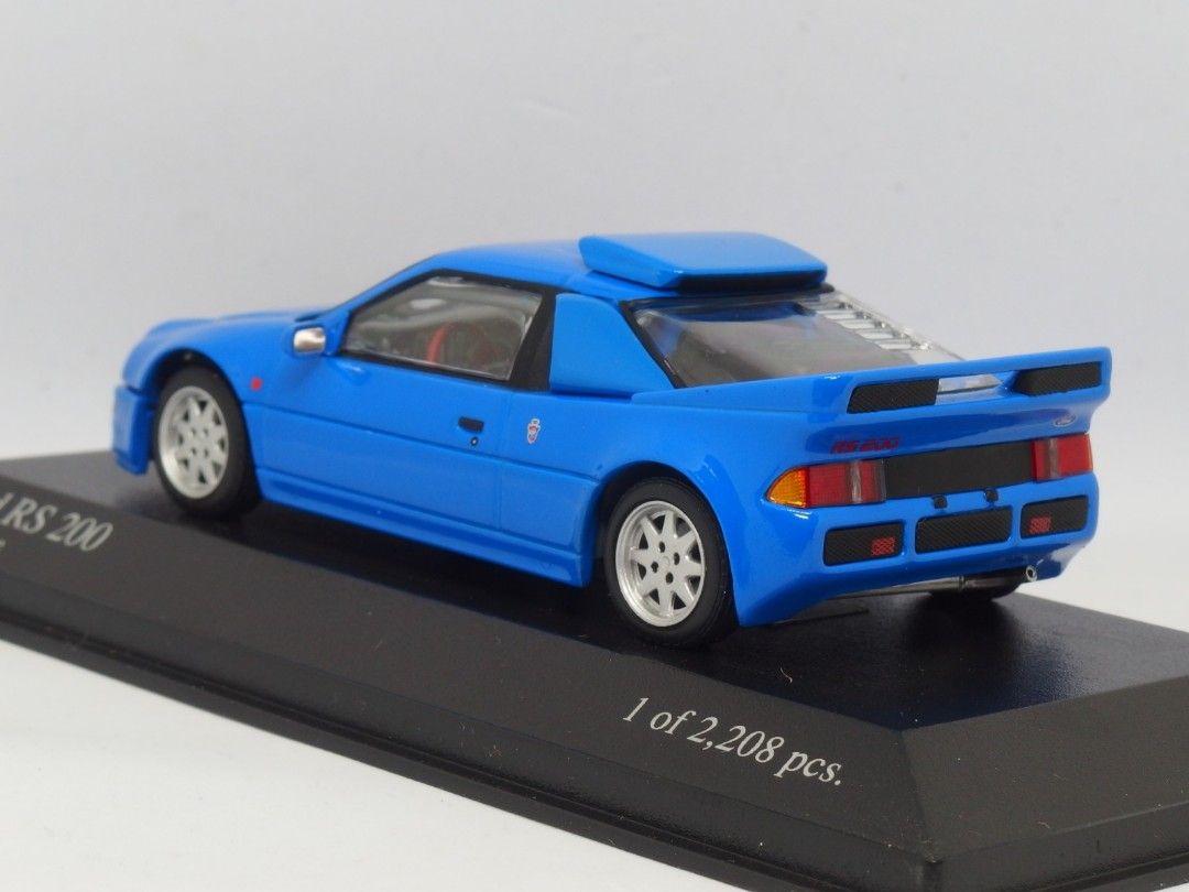 Minichamps Ford RS200 electrolic blue, 興趣及遊戲, 玩具 & 遊戲類 - Carousell