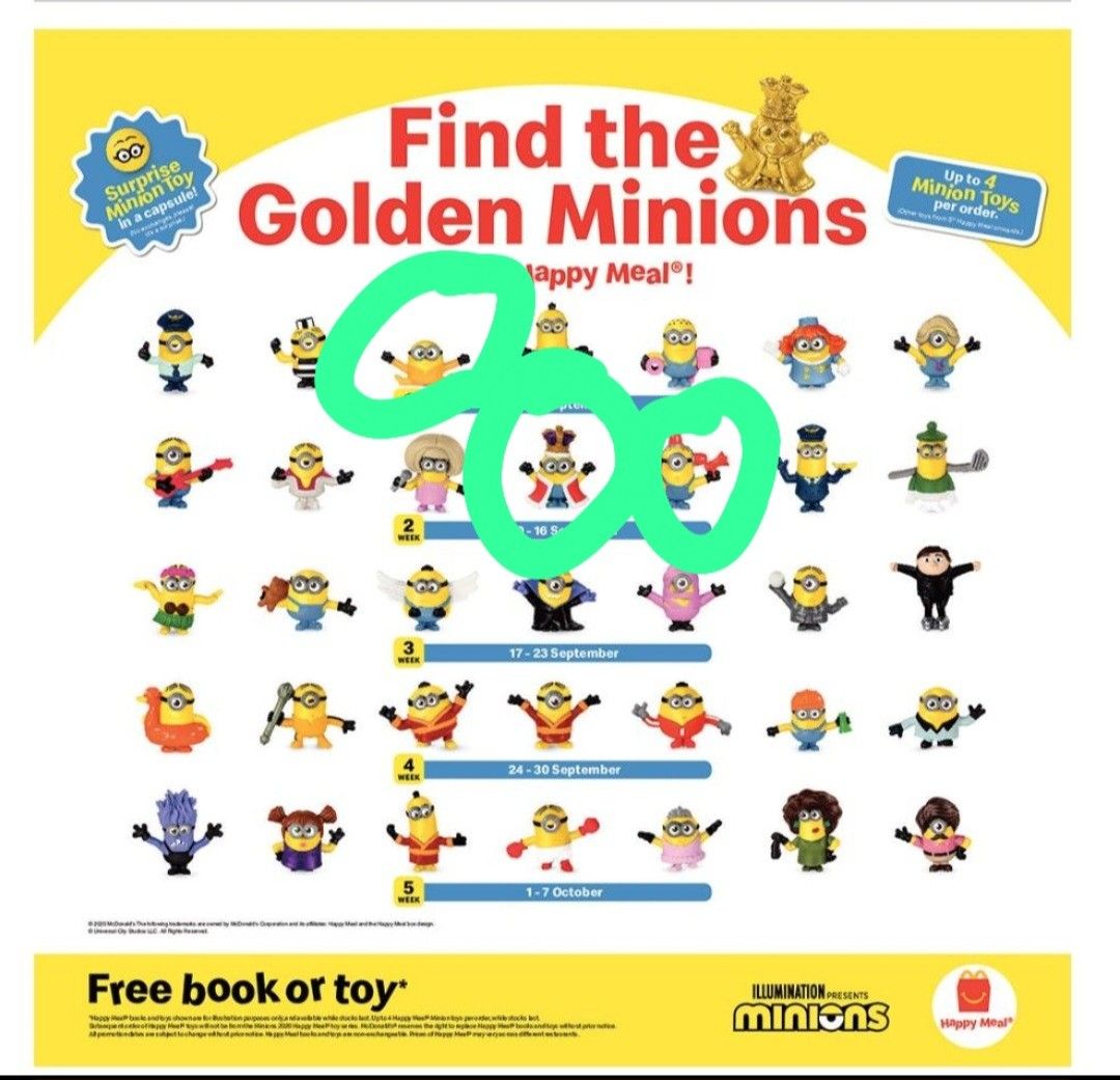 MINIONS, Hobbies & Toys, Toys & Games on Carousell