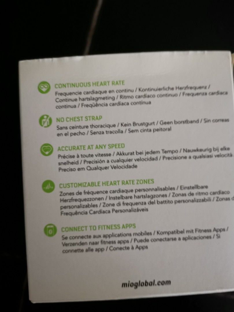 MIO Alpha Heart Rate Watch {indigo}, Mobile Phones & Gadgets, Wearables ...