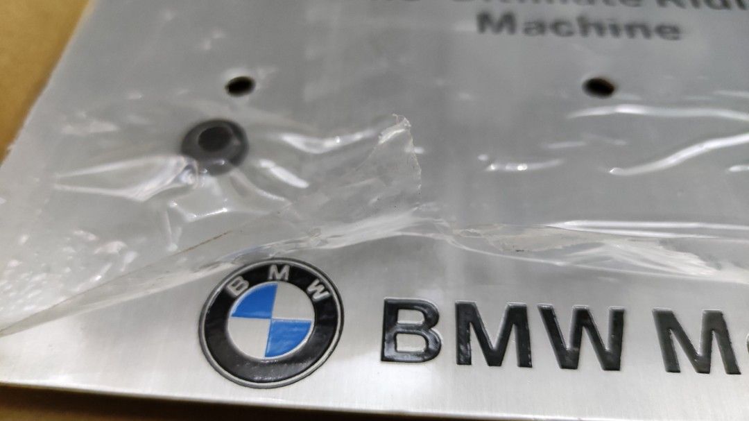 Motorcycle back number plate (BMW) 228x171mm, Motorcycles, Motorcycle ...