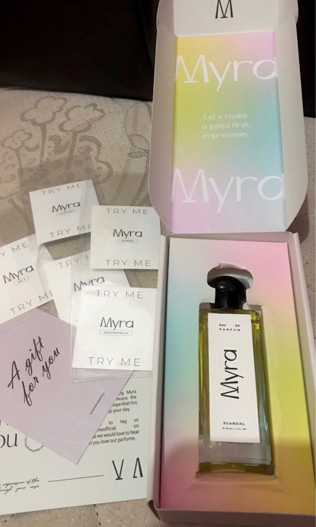 MYRA Parfume Scandal best seller, Kesehatan & Kecantikan, Parfum, Kuku ...