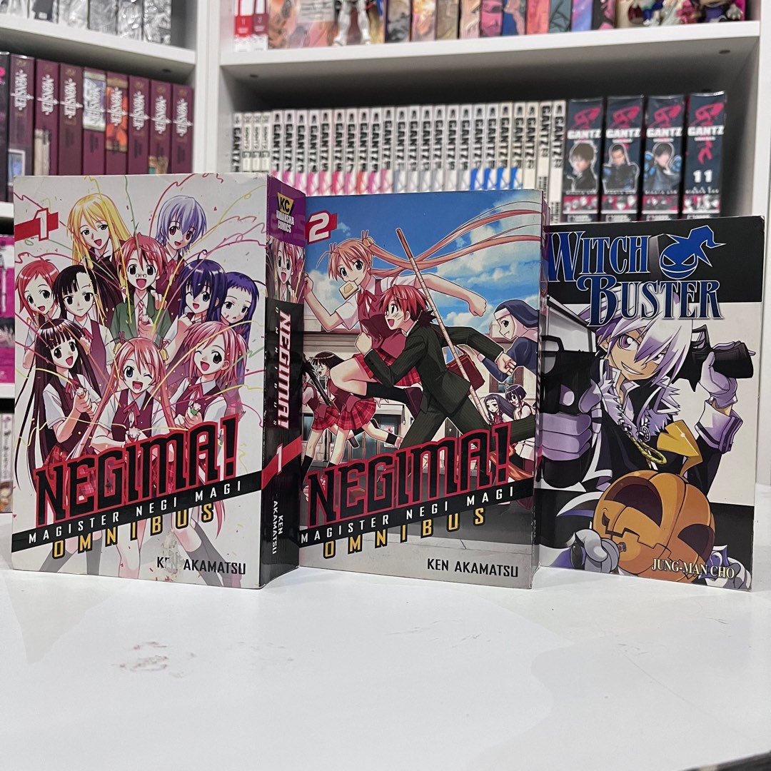 Negima and witch buster manga set, Hobbies & Toys, Books & Magazines ...