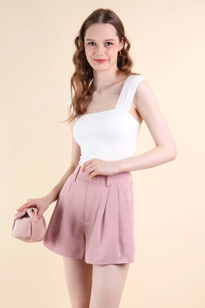 neonmello gabriela top in white, Women's Fashion, Tops, Sleeveless on ...