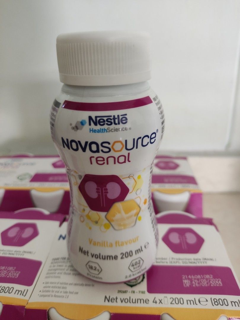 Nestle Nova Source Renal 200ml x 35 bottles, Health & Nutrition, Health ...