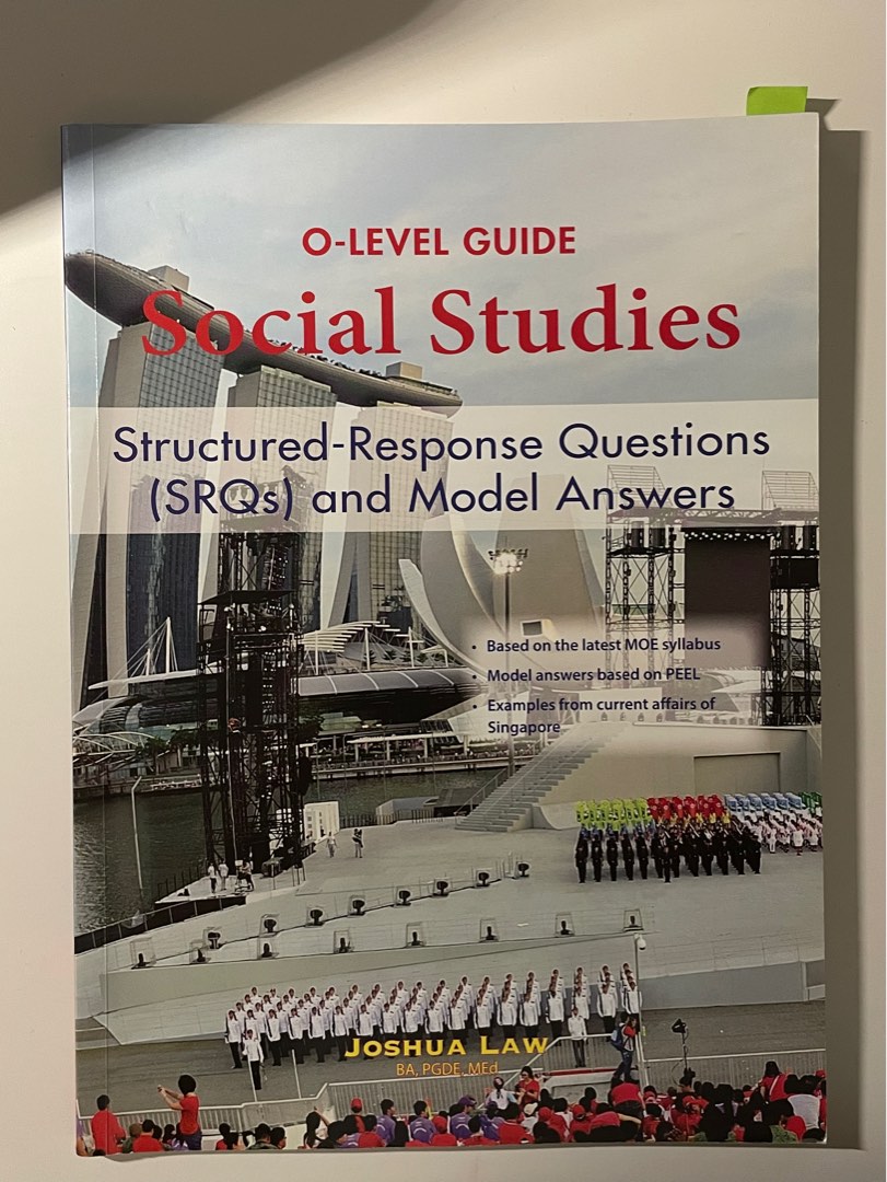 O level social studies SRQ model answers, Hobbies & Toys, Books ...