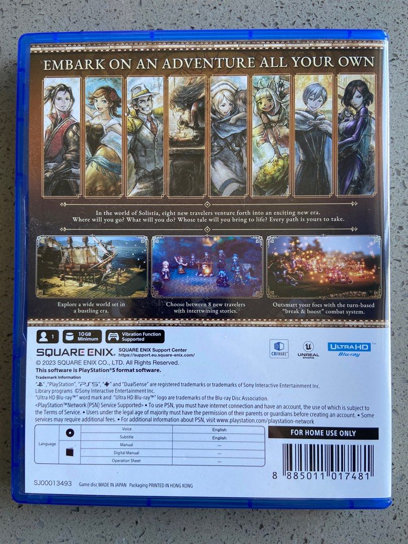 Octopath Traveler 2 PS5, Video Gaming, Video Games, PlayStation on ...