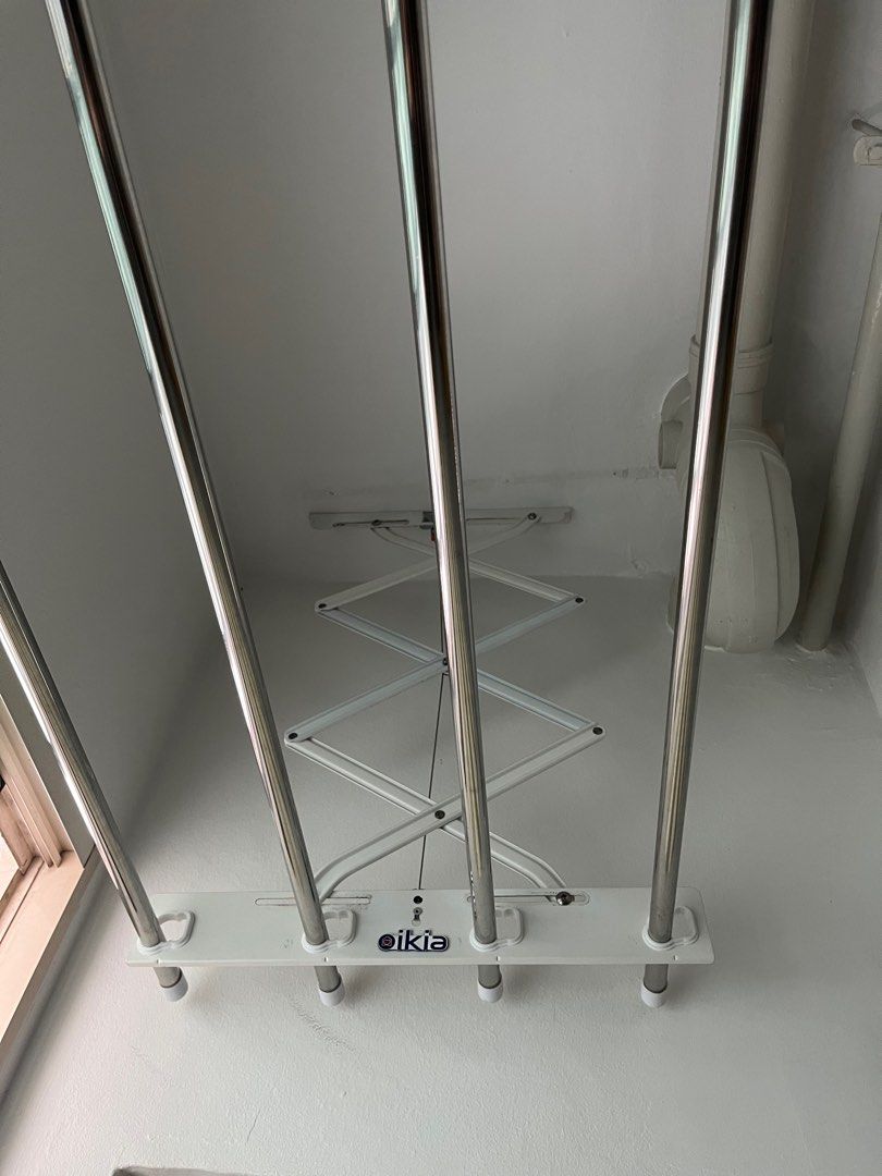 (OIKIA) Winch System Ceiling Rack (WR-20-SS-1.3M), Furniture & Home ...