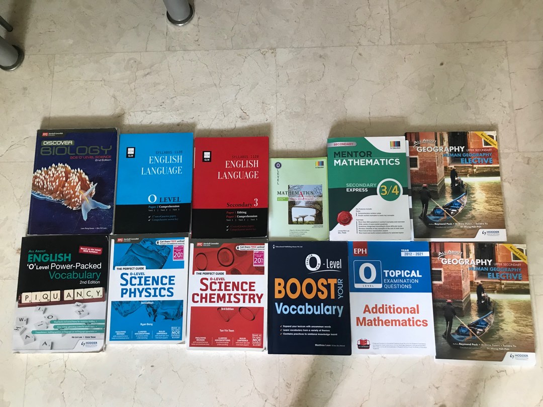 O-LEVEL TBs AND EXERCISE BOOKS, Hobbies & Toys, Books & Magazines, Assessment Books on Carousell