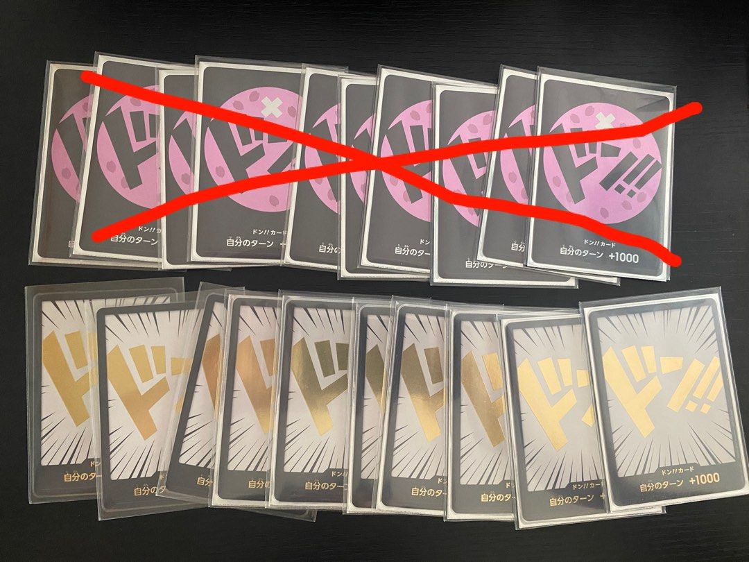 One Piece OP Gold Chopper Luffy Shanks Sanji Don TCG Cards, Hobbies ...