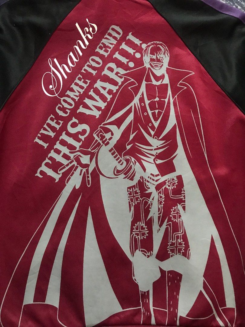 One Piece Shanks, Men's Fashion, Coats, Jackets and Outerwear on Carousell