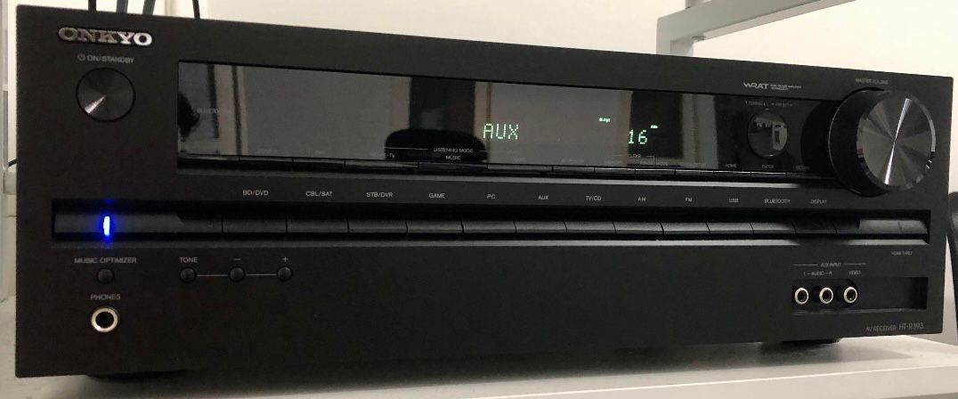 Onkyo HT-R393 - 5.1 Ch HDMI Bluetooth Home Theater Receiver W/ Remote ...