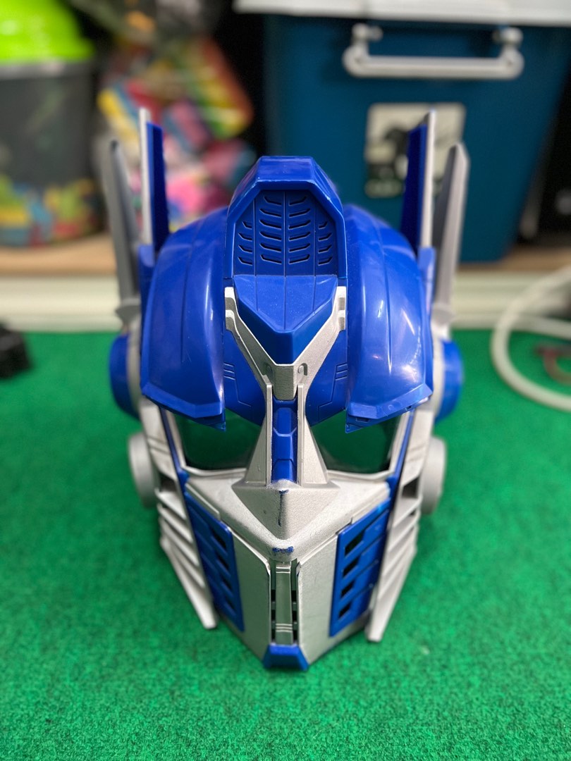Optimus Prime Voice Changer Helmet, Hobbies & Toys, Toys & Games on ...